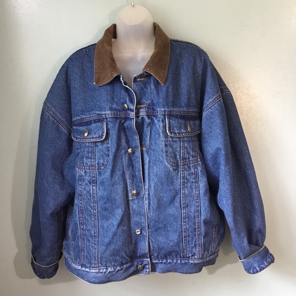 Bugle Boy | Jackets & Coats | Vintage 9s Bugle Boy Sherpa Lined Trucker ...